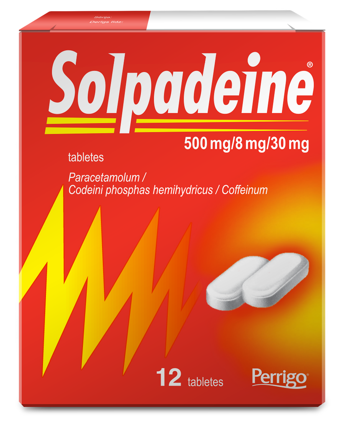 SOLPADEINE tabletes, 12 gab. - Piegāde visā Latvijā | Mēness aptieka