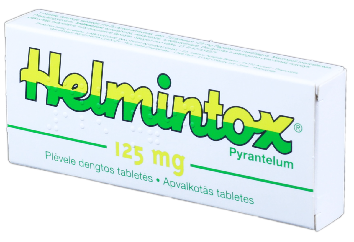 HELMINTOX 125 мг таблетки, 6 шт. | Mēness aptieka