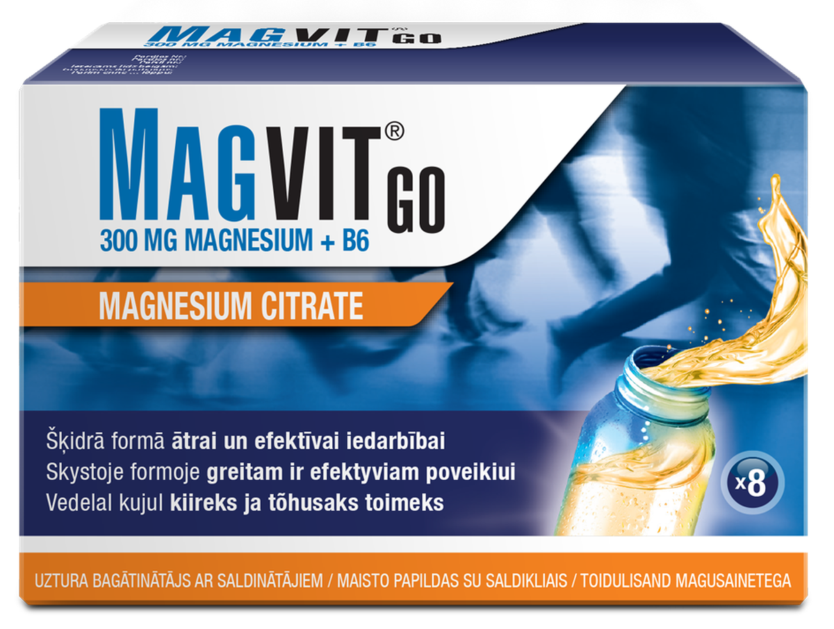 MAGVIT Go 300 mg (30 ml) pudelītes, 8 gab. - Piegāde visā Latvijā ...