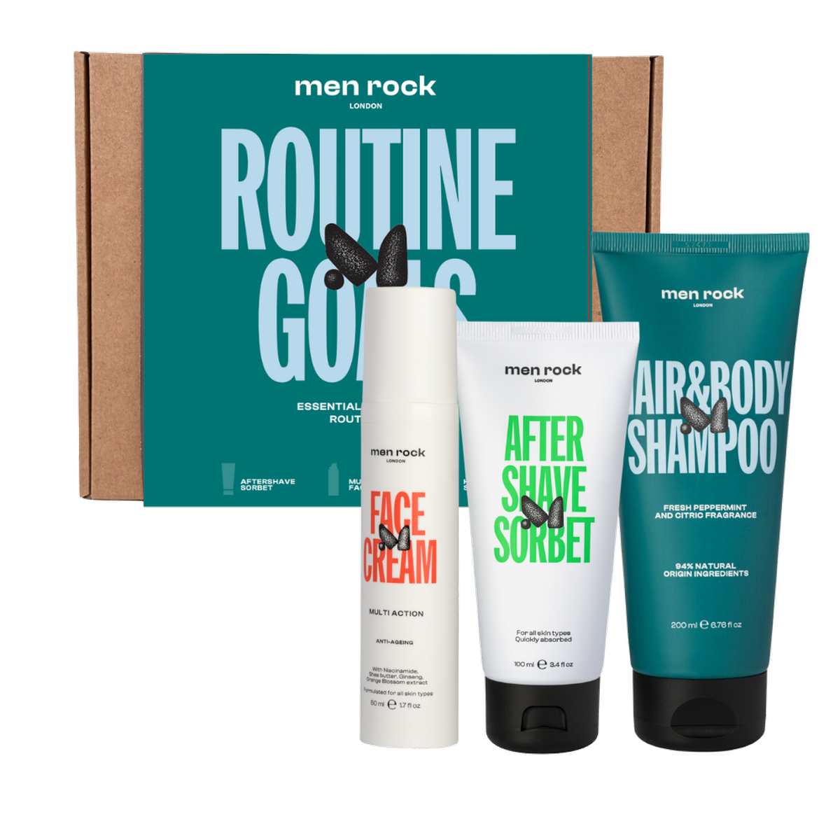 MEN ROCK Routine Goals Ultimate set, 1 pcs. | Mēness aptieka