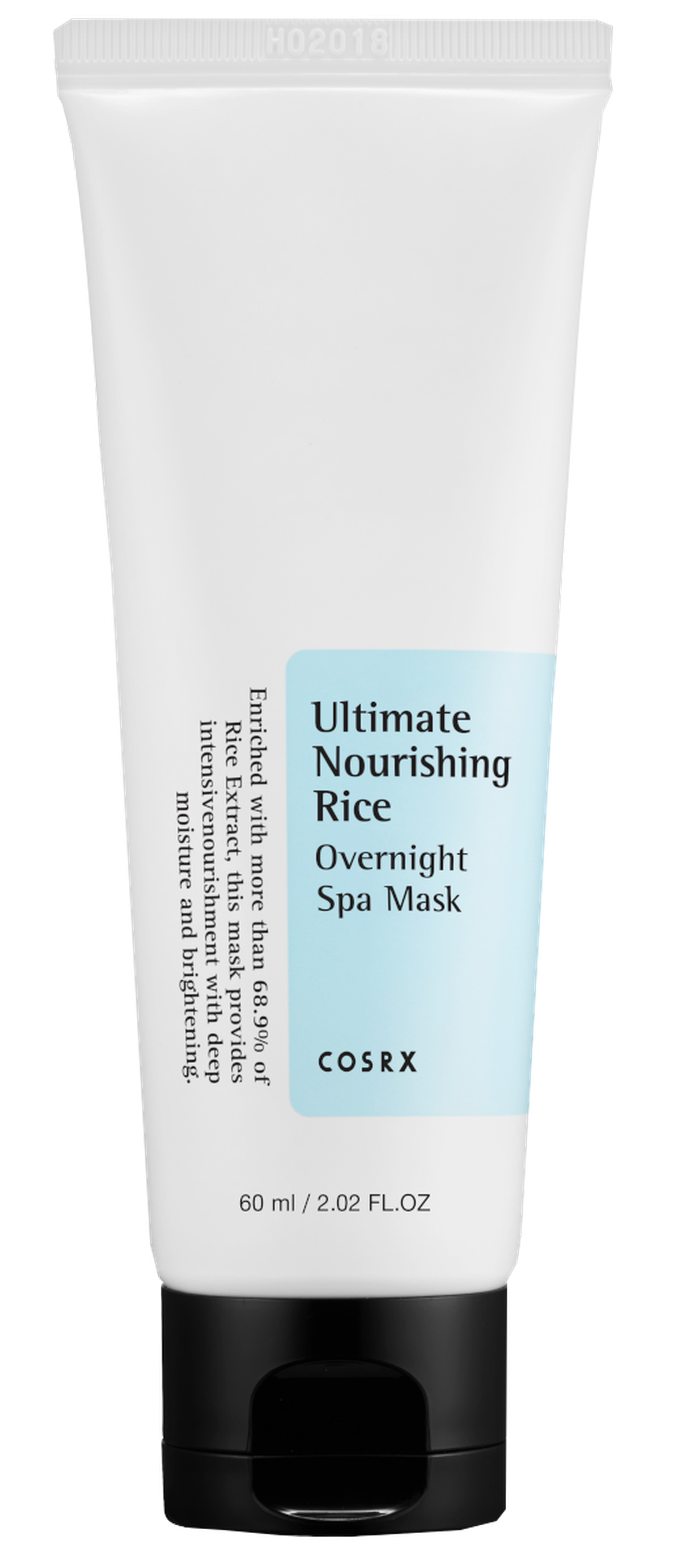 COSRX Ultimate Nourishing Rice Overnight Spa facial mask, 60 ml ...