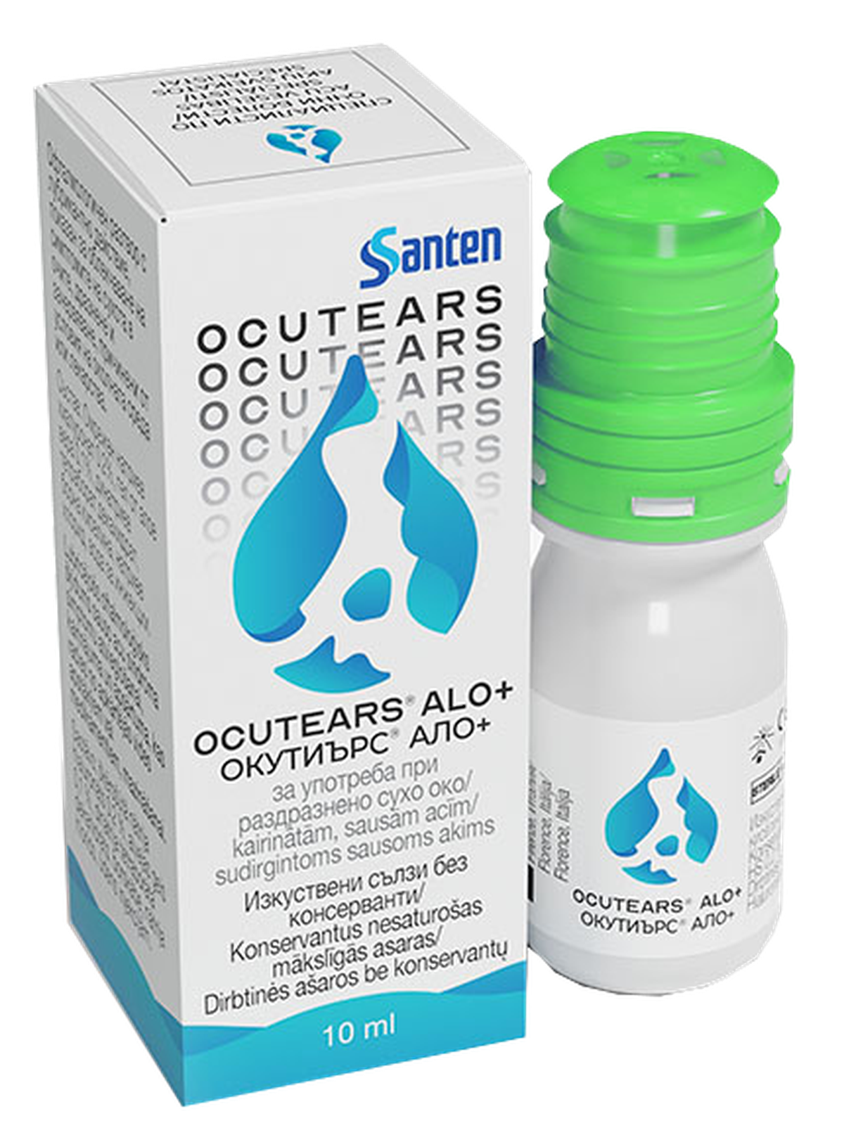 OCUTEARS Alo+ eye drops, 10 ml | Mēness aptieka