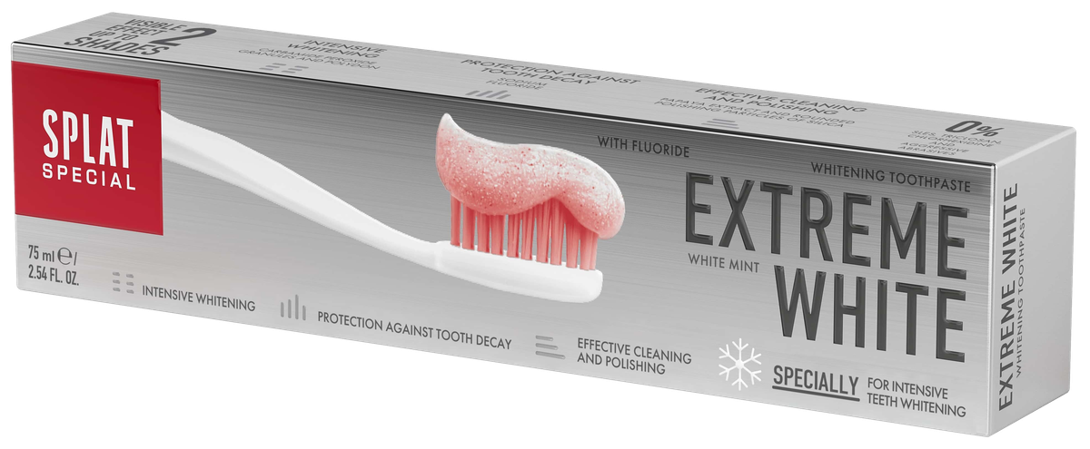 SPLAT Special Extreme White toothpaste, 75 ml | Mēness aptieka