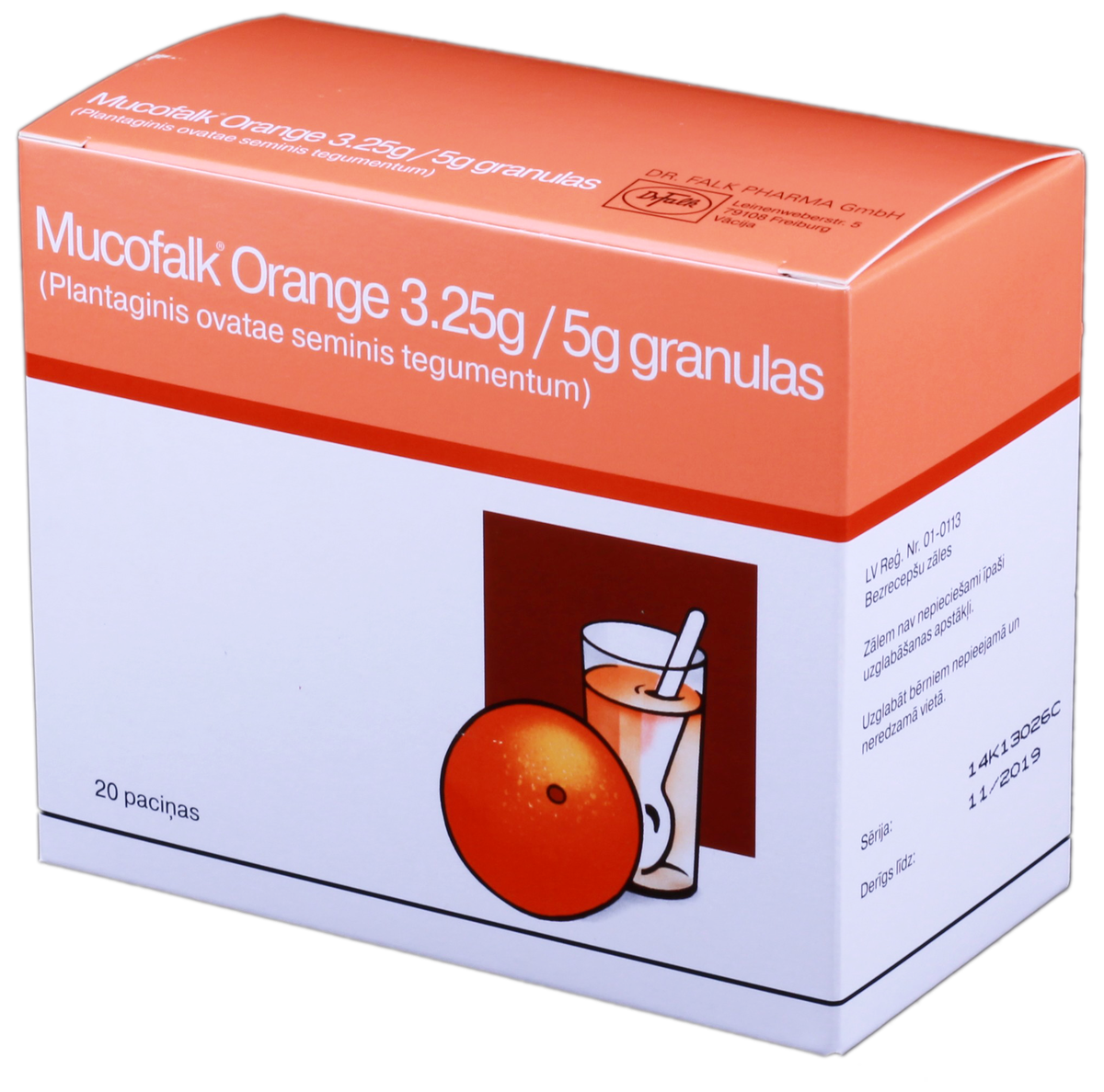 MUCOFALK 3.25 g/5 g paciņas, 20 gab. - Piegāde visā Latvijā | Mēness ...