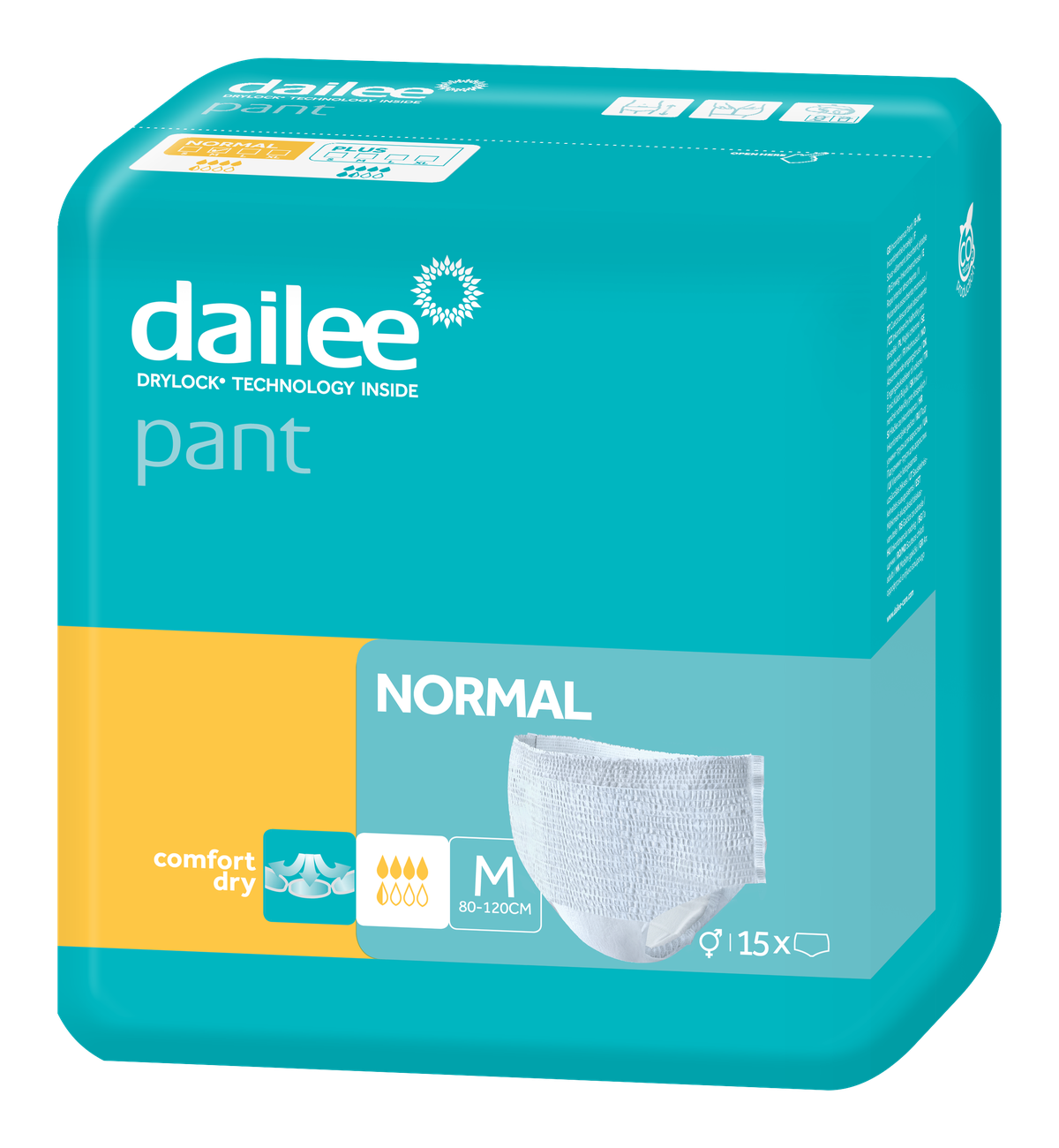 DAILEE Pant Normal M biksītes, 15 gab. - Piegāde visā Latvijā | Mēness ...