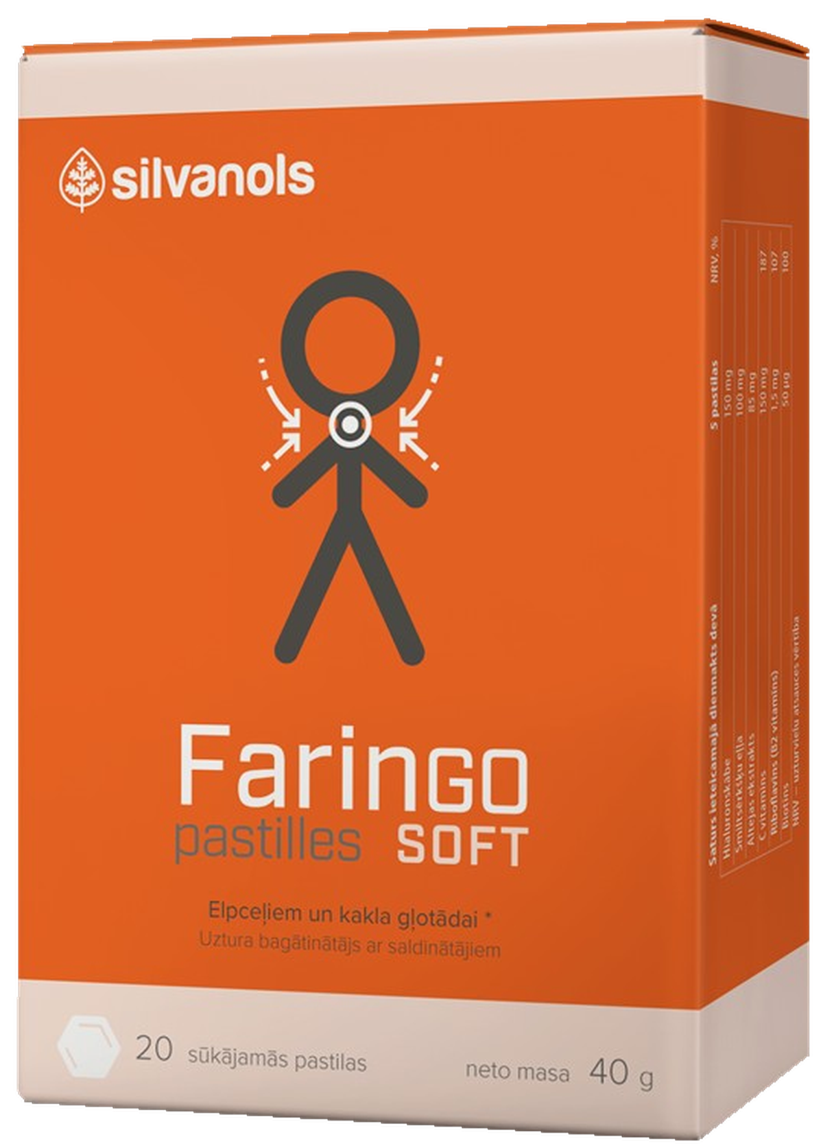 FARINGO SOFT lozenges, 20 pcs. | Mēness aptieka