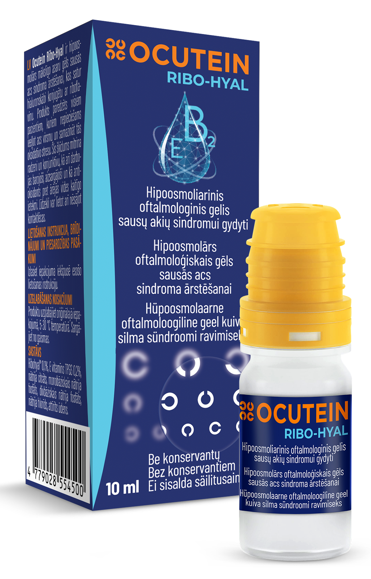 OCUTEIN Ribo-Hyal гель для глаз, 10 мл | Mēness aptieka