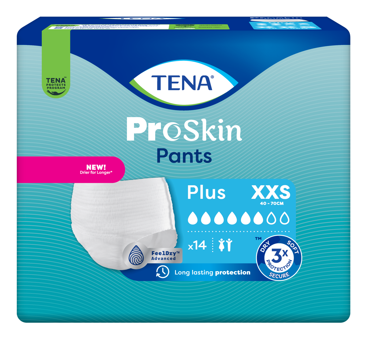 TENA Pants Plus XXS nappy pants, 14 pcs. | Mēness aptieka