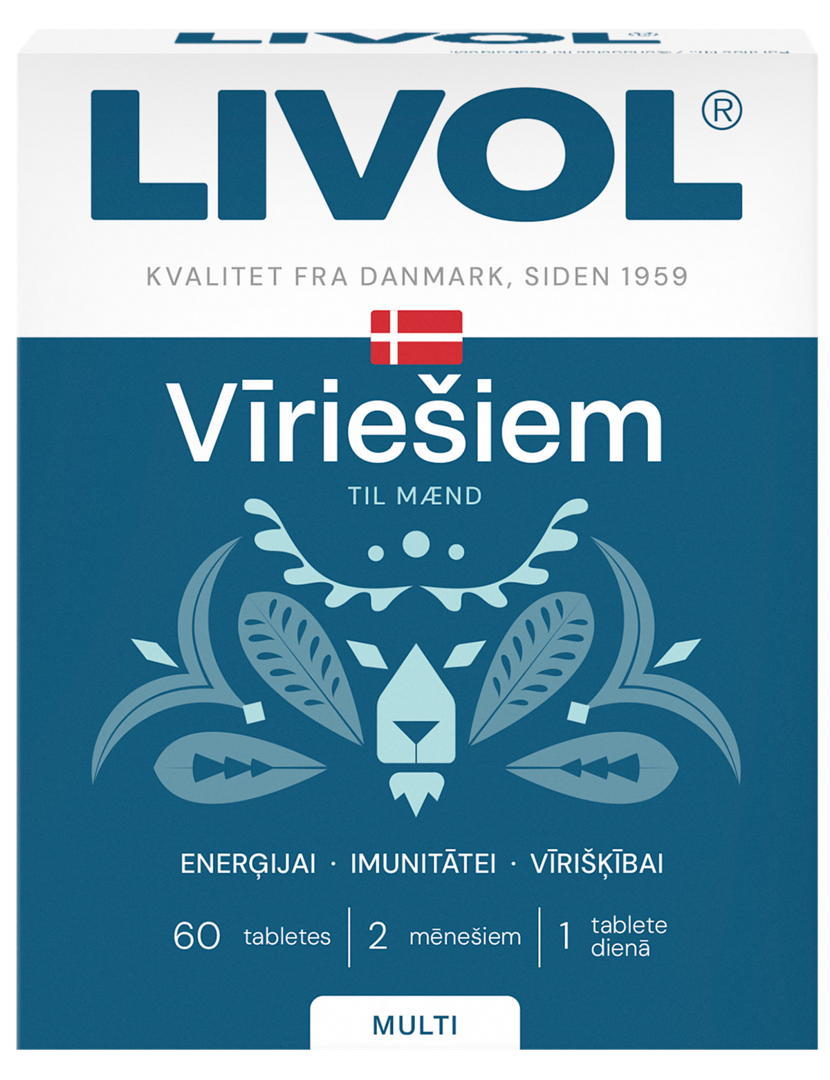 LIVOL Multi Vīriešiem tabletes, 60 gab. - Piegāde visā Latvijā | Mēness ...
