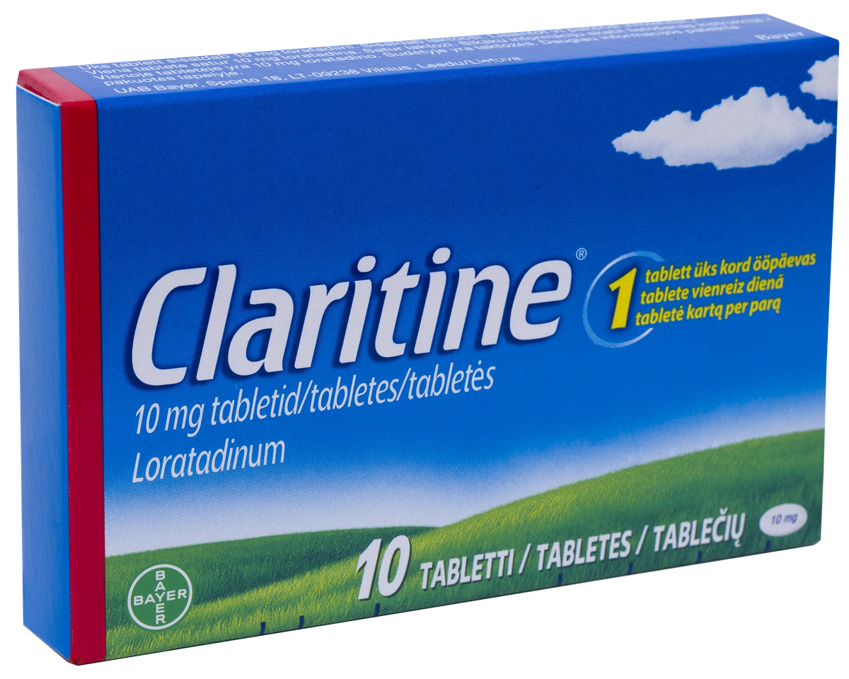 CLARITINE 10 mg tabletes, 10 gab. - Piegāde visā Latvijā | Mēness aptieka