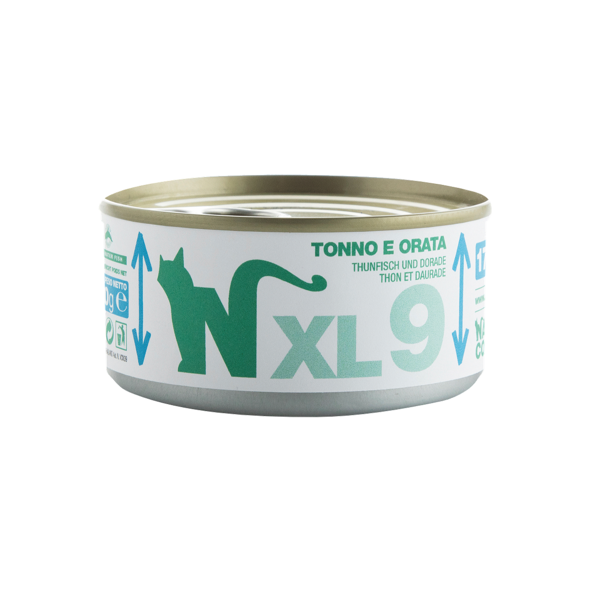 NATURAL CODE XL9 Тунец И Морской Окунь влажный корм, 170 г | Mēness aptieka
