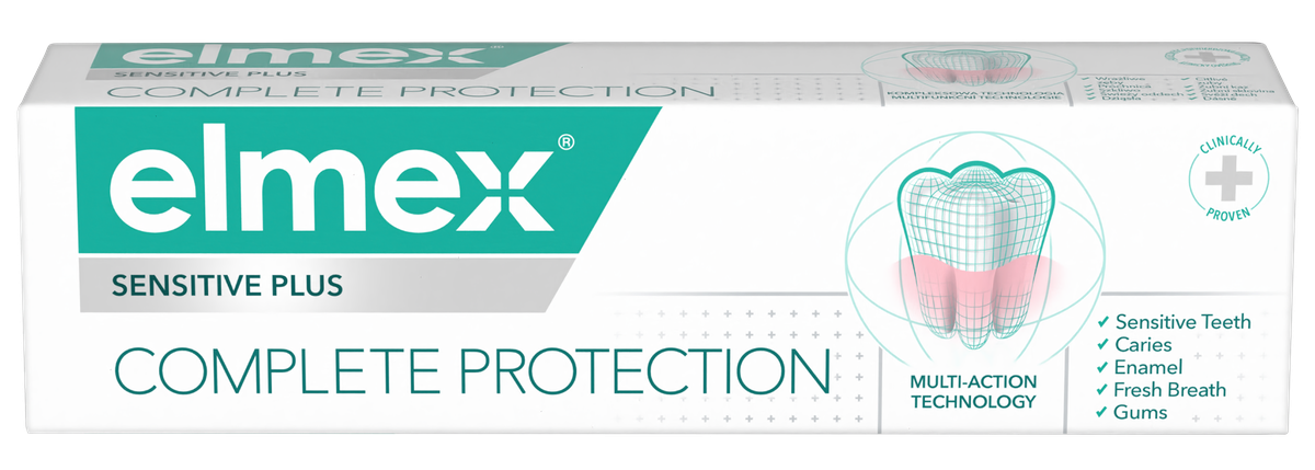 ELMEX Sensitive Plus Complete Protection зубная паста, 75 мл | Mēness ...