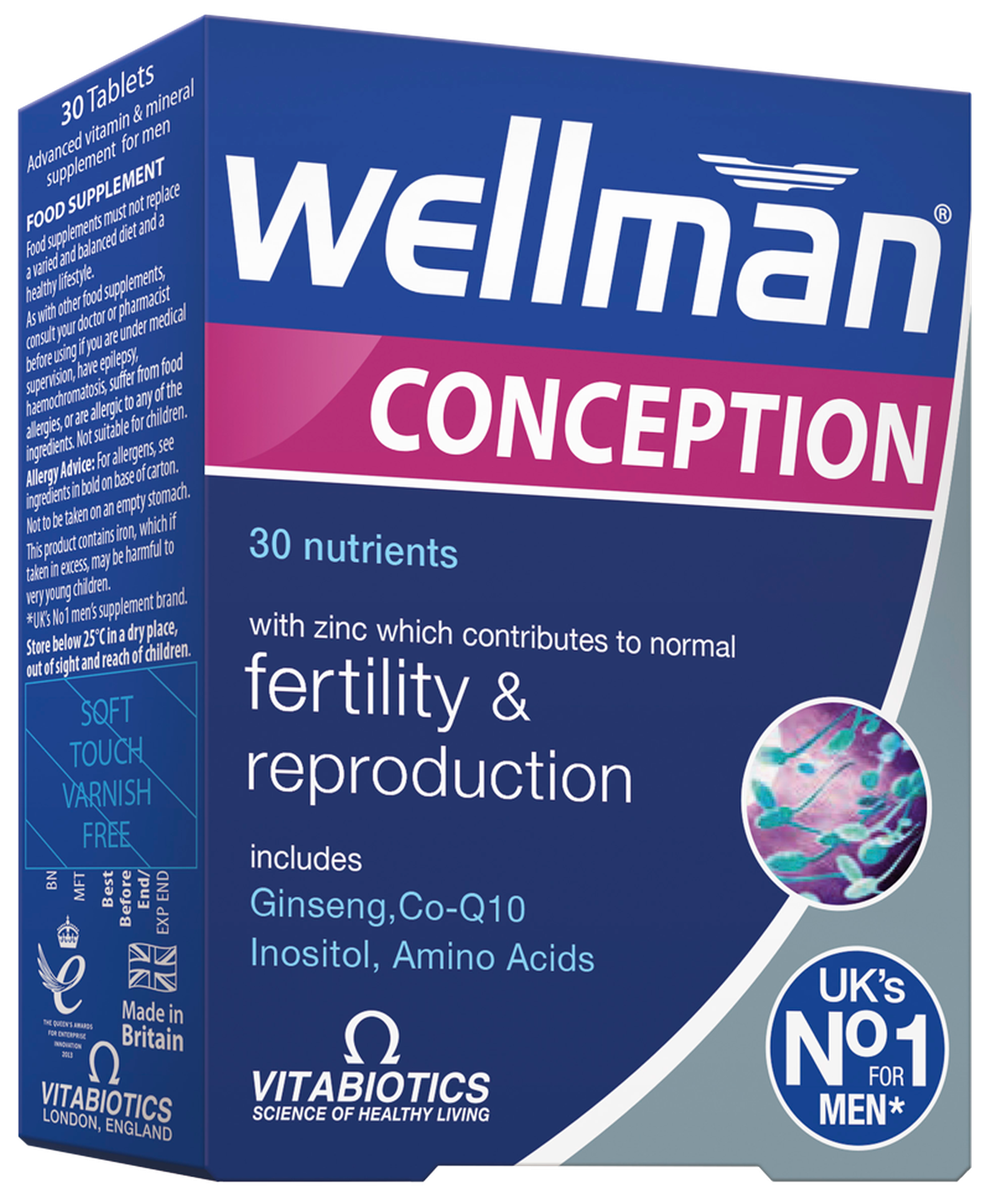 WELLMAN Conception tabletes, 30 gab. - Piegāde visā Latvijā | Mēness ...