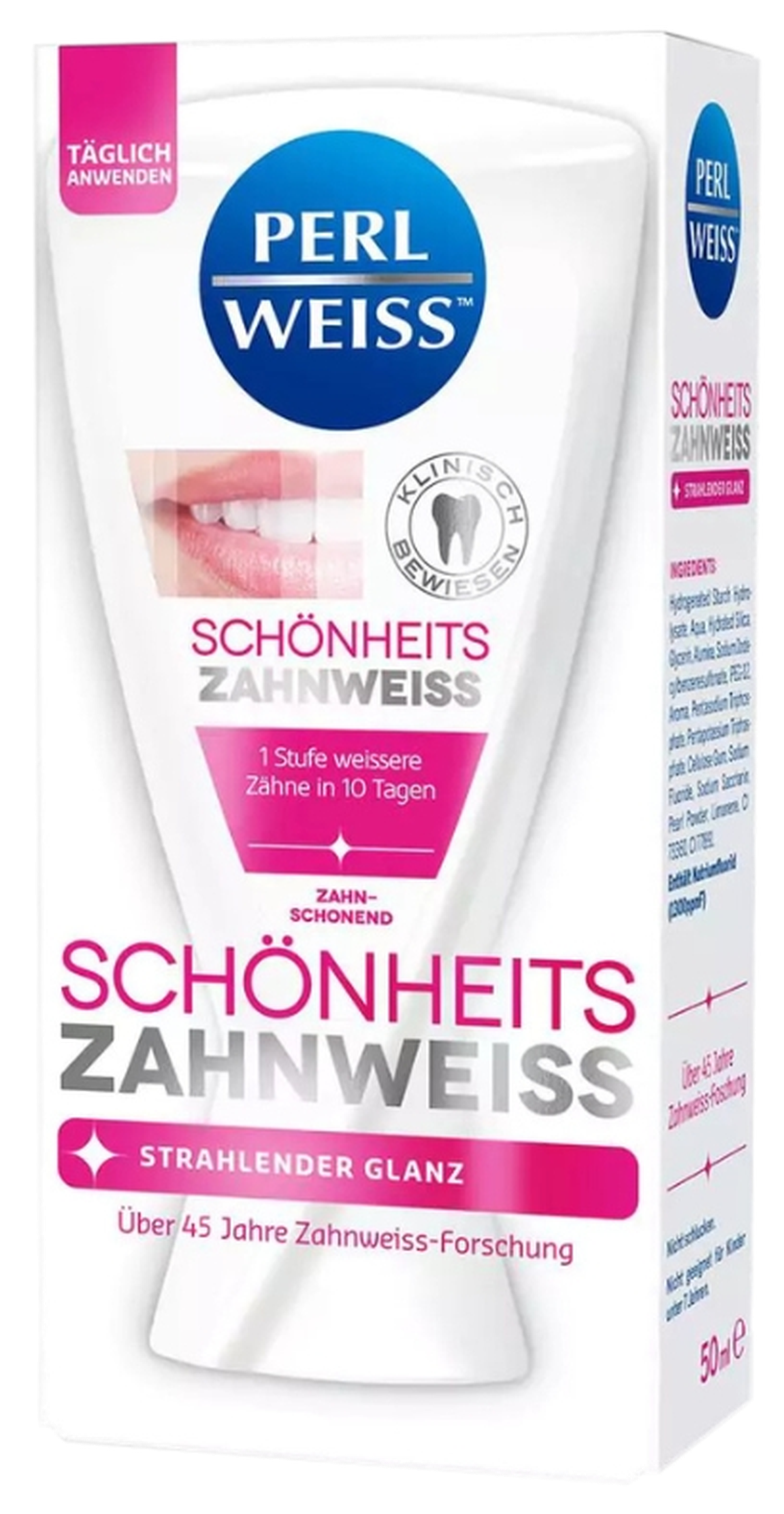 PERLWEISS Whitening zobu pasta, 50 ml - Piegāde visā Latvijā | Mēness ...