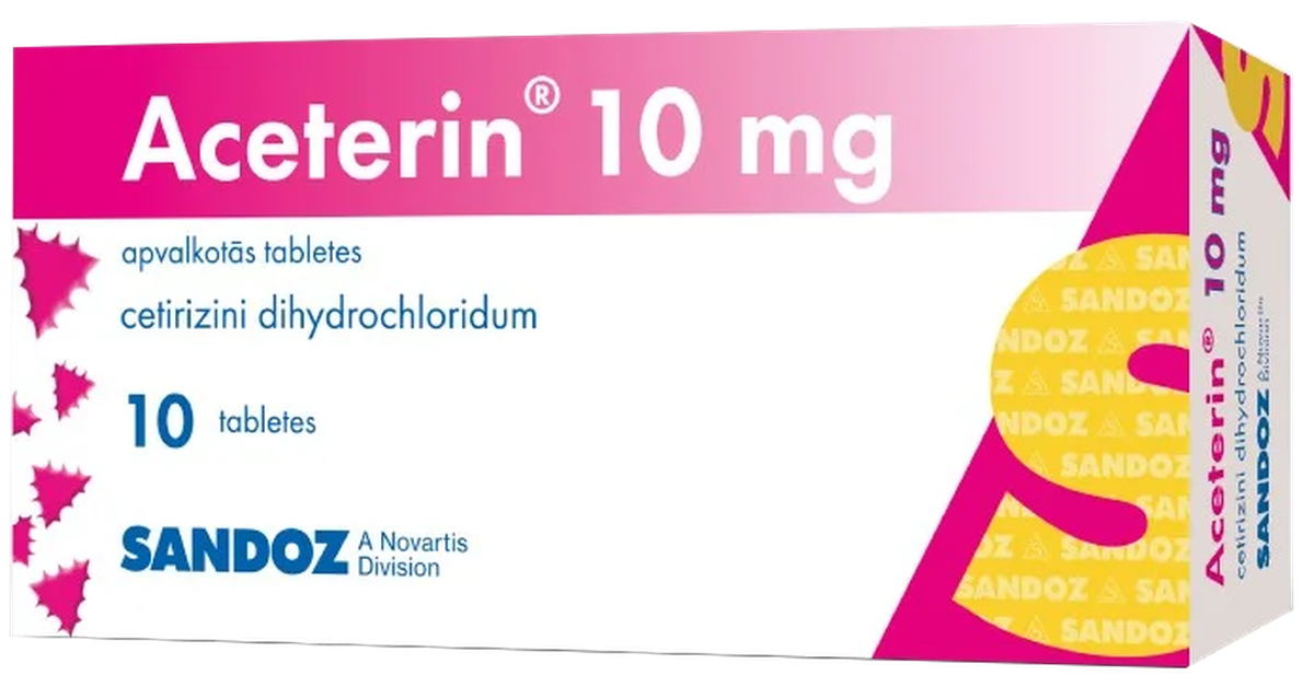 ACETERIN 10 mg tabletes, 10 gab. - Piegāde visā Latvijā | Mēness aptieka