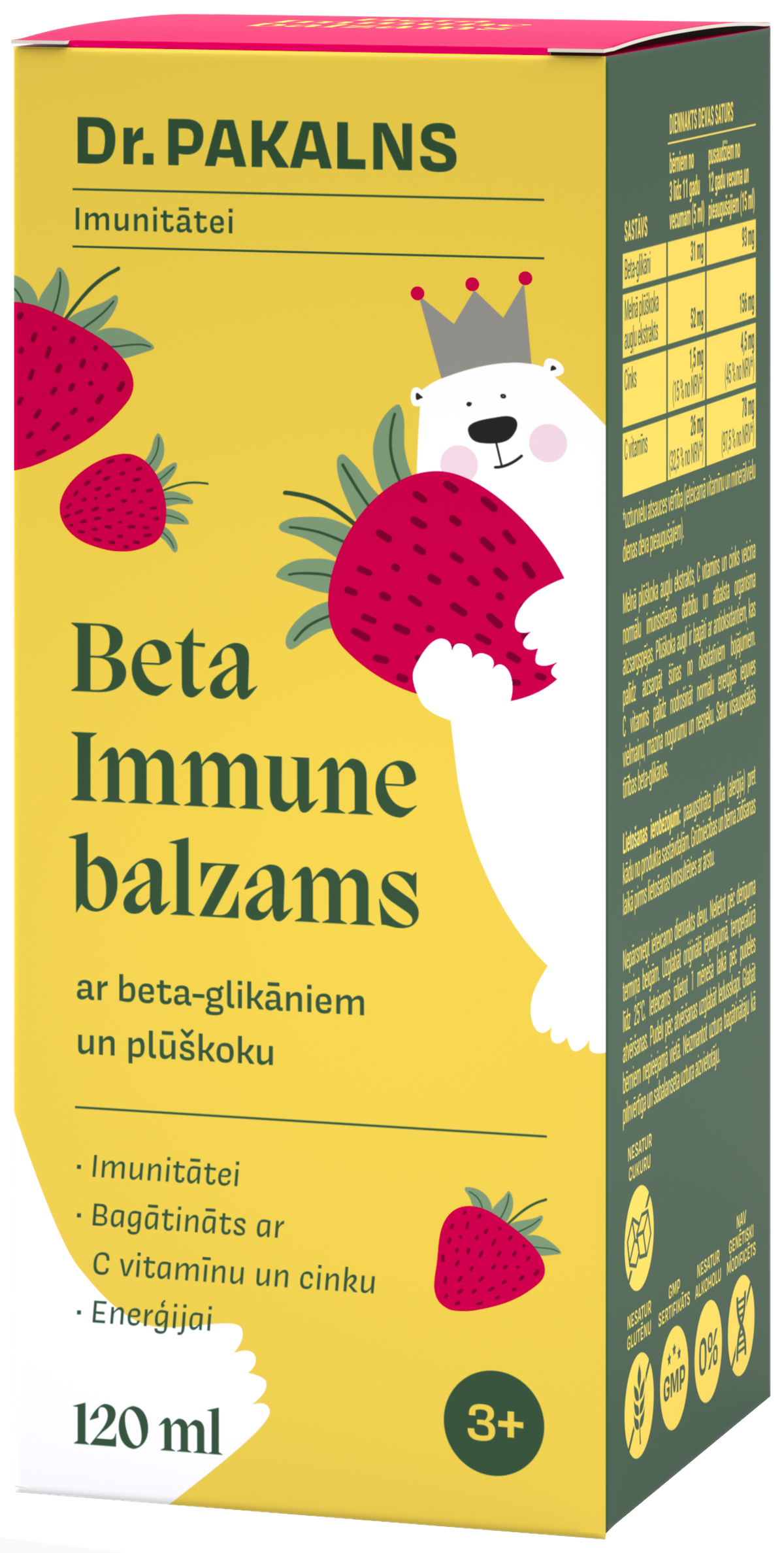 DR. PAKALNS Beta-Immune balzams, 120 ml - Piegāde visā Latvijā | Mēness ...
