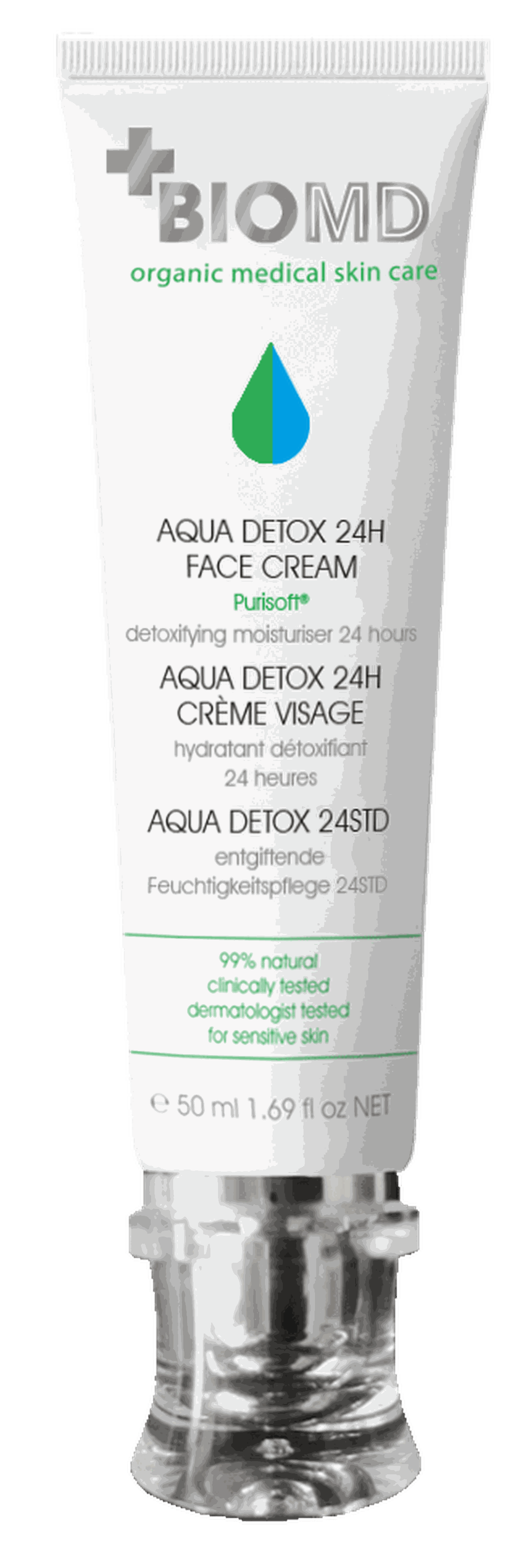 BIOMD Aqua Detox 24H sejas krēms, 50 ml - Piegāde visā Latvijā | Mēness ...