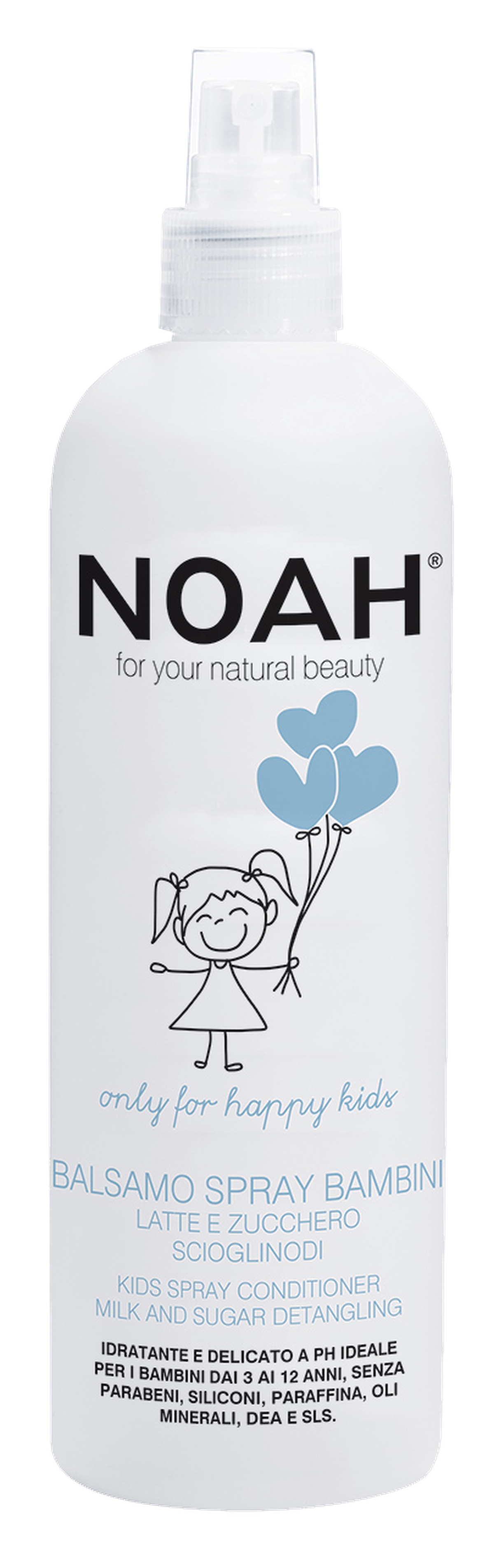 NOAH Kids Conditioner Milk & Sugar conditioner, 250 ml | Mēness aptieka