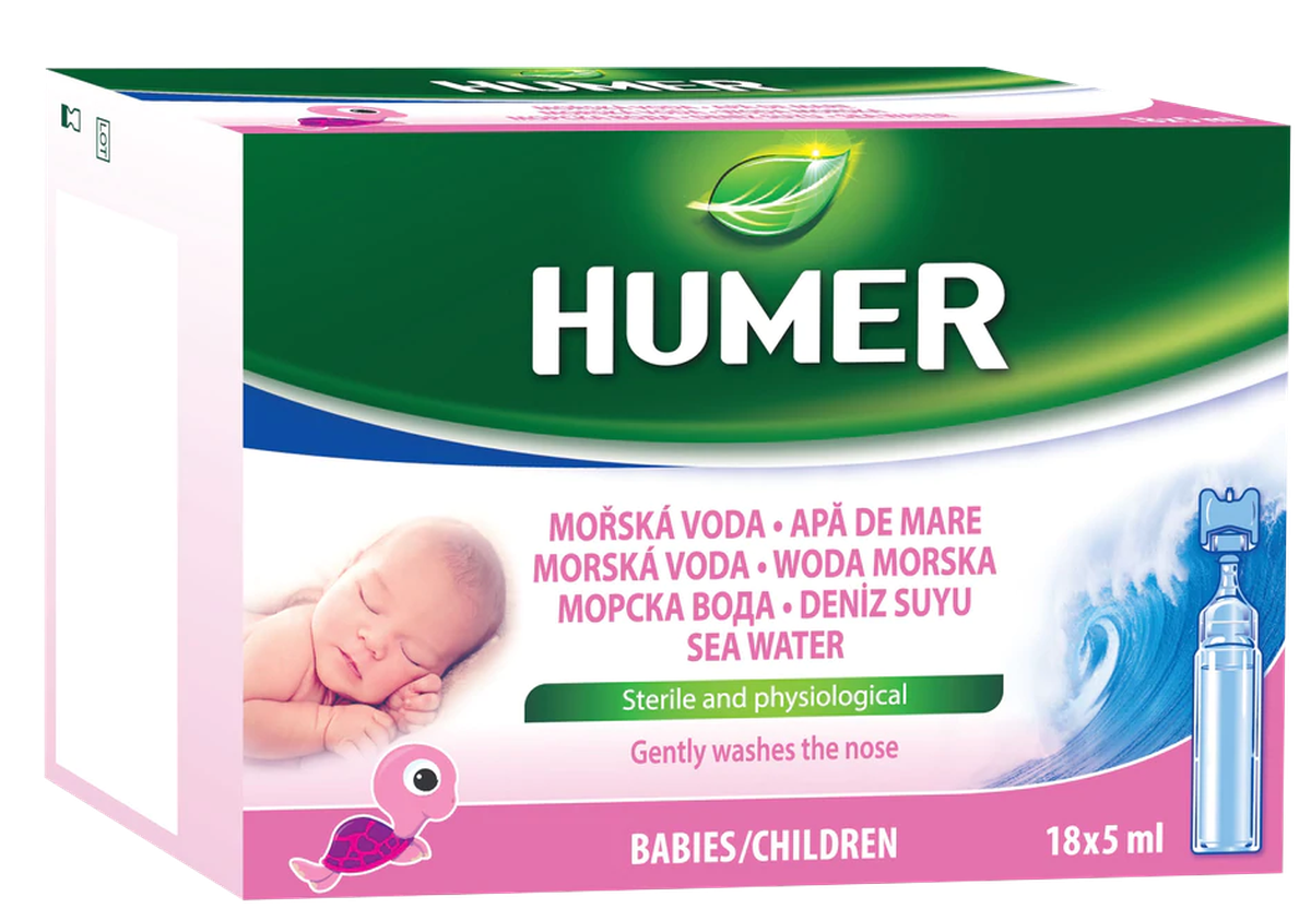 HUMER Isotonic Sea Water 5 ml solution, 18 pcs. | Mēness aptieka