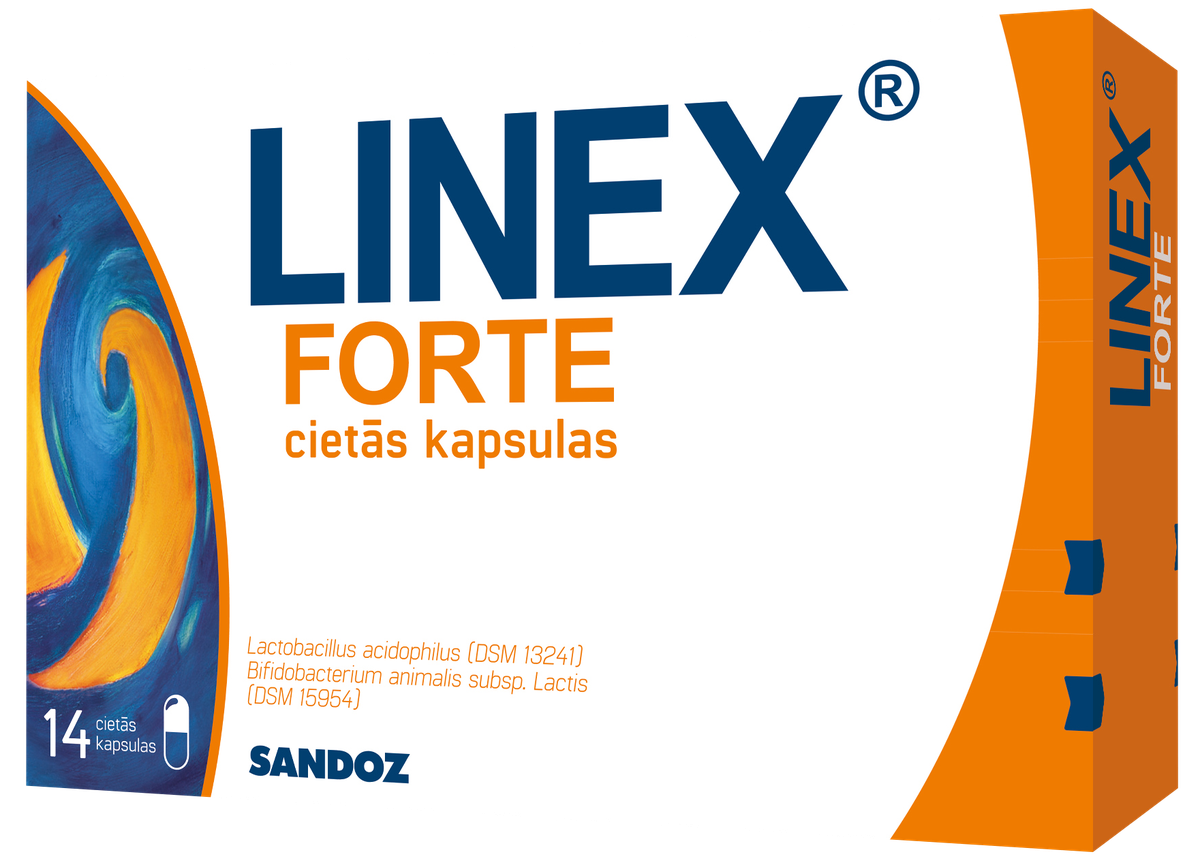 LINEX Forte hard capsules, 14 pcs. | Mēness aptieka