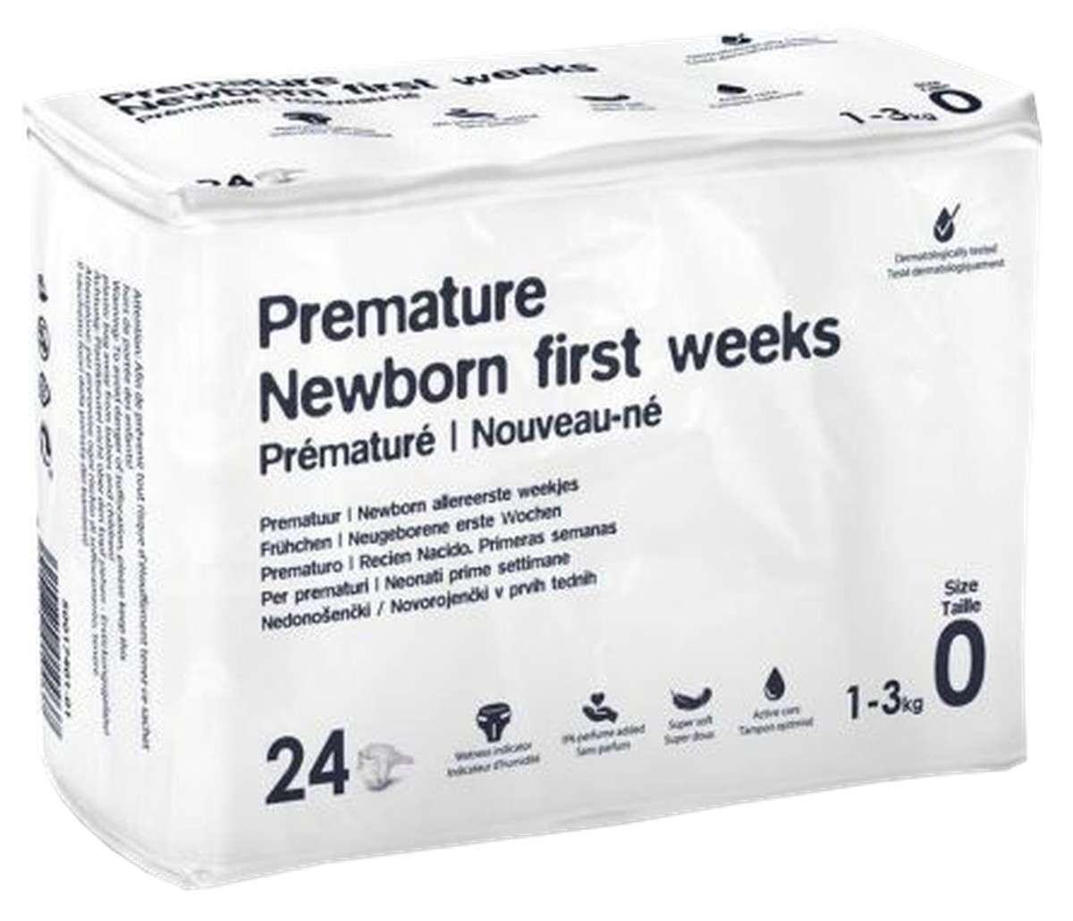 PREMATURE Ontex BD diapers, 24 pcs. | Mēness aptieka