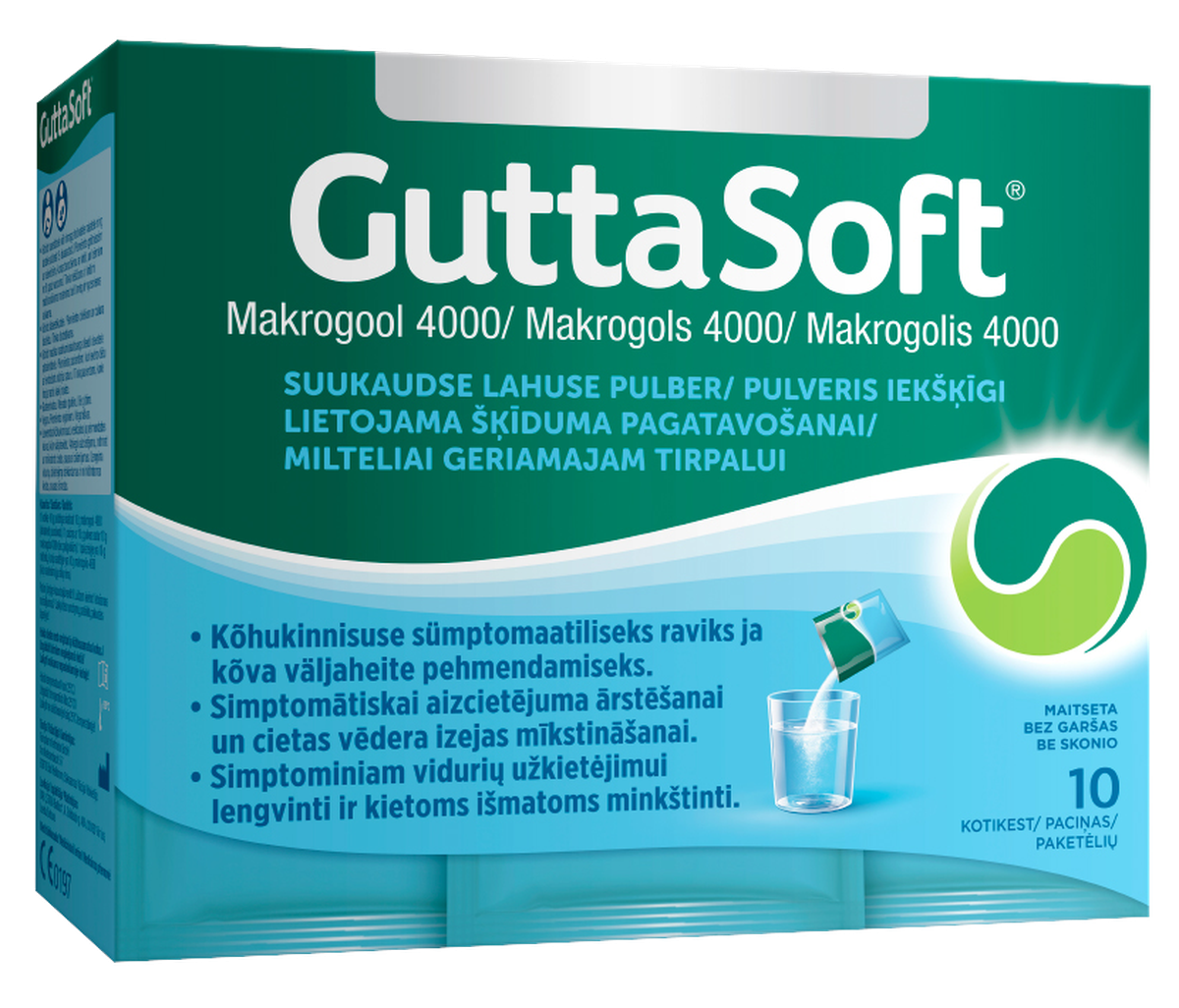 GUTTA SOFT powder, 10 pcs. | Mēness aptieka