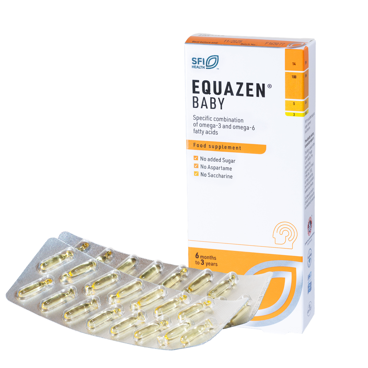 EQUAZEN Baby capsules, 30 pcs. | Mēness aptieka