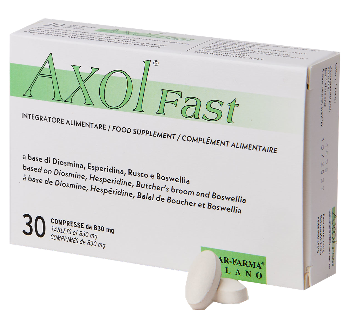 AXOL Fast pills, 30 pcs. | Mēness aptieka