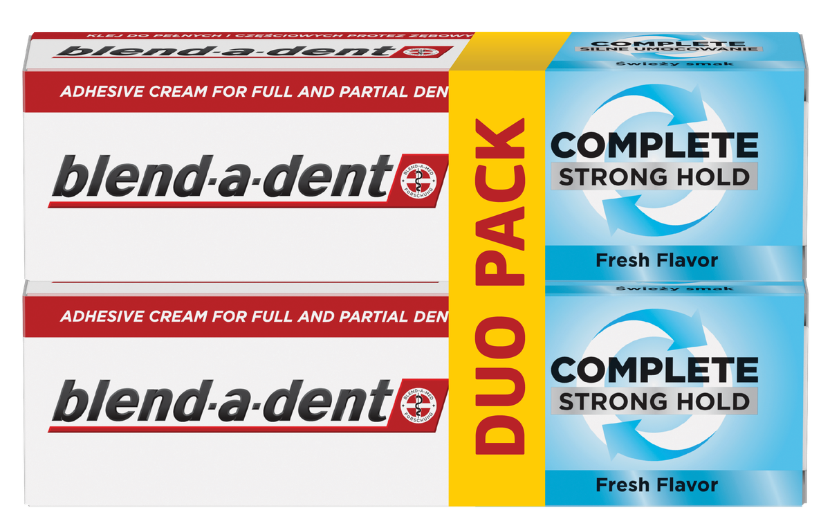 BLEND-A-DENT Complete Strong Hold, Fresh Flavor (1+1) крем для фиксации ...