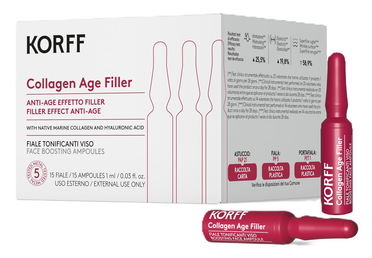 KORFF Collagen Age Filler 1 ml ampulas, 15 gab. - Piegāde visā Latvijā ...