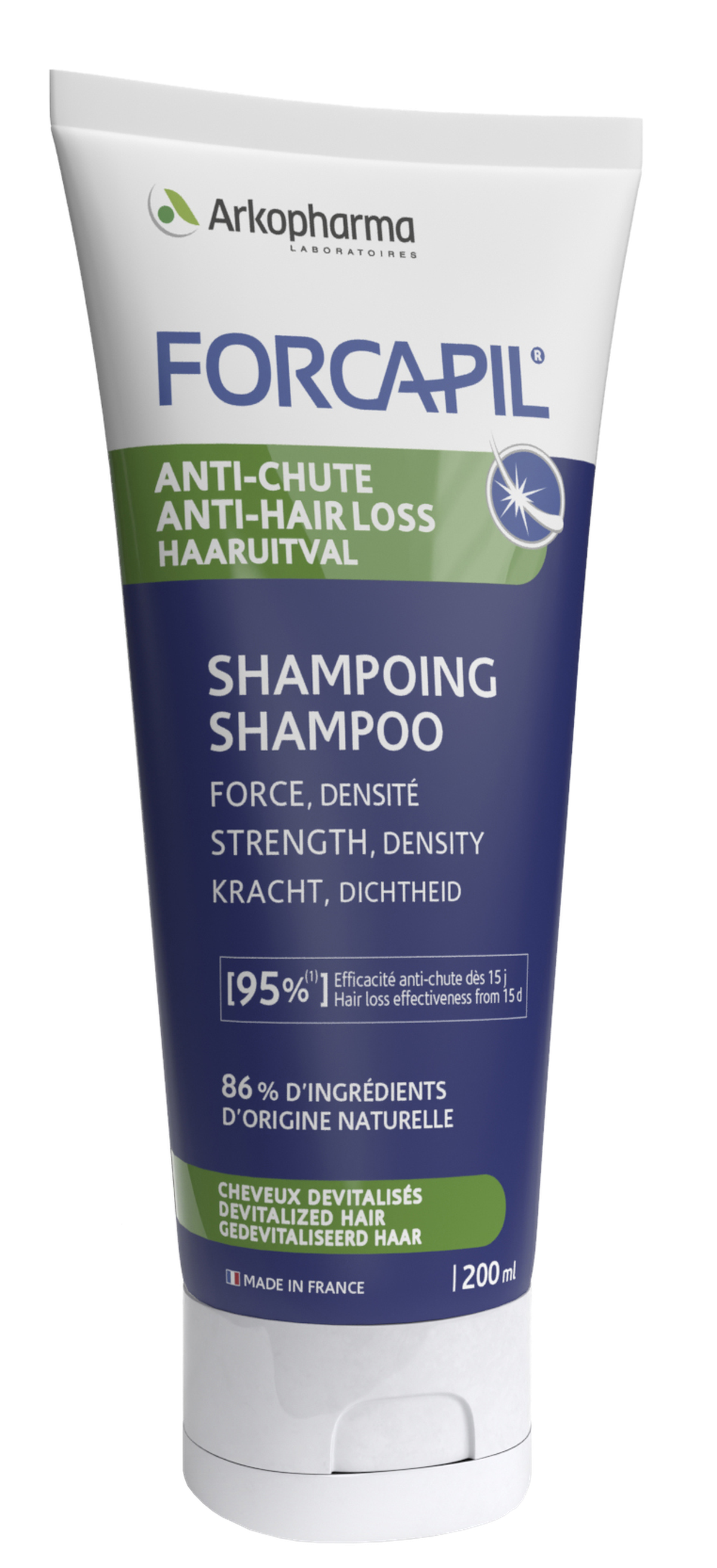 FORCAPIL Anti-Chute shampoo, 200 ml | Mēness aptieka