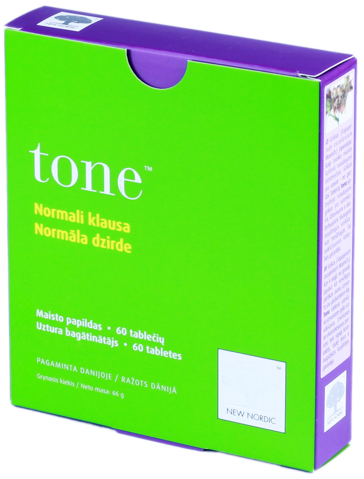 NEW NORDIC Tone pills, 60 pcs. | Mēness aptieka