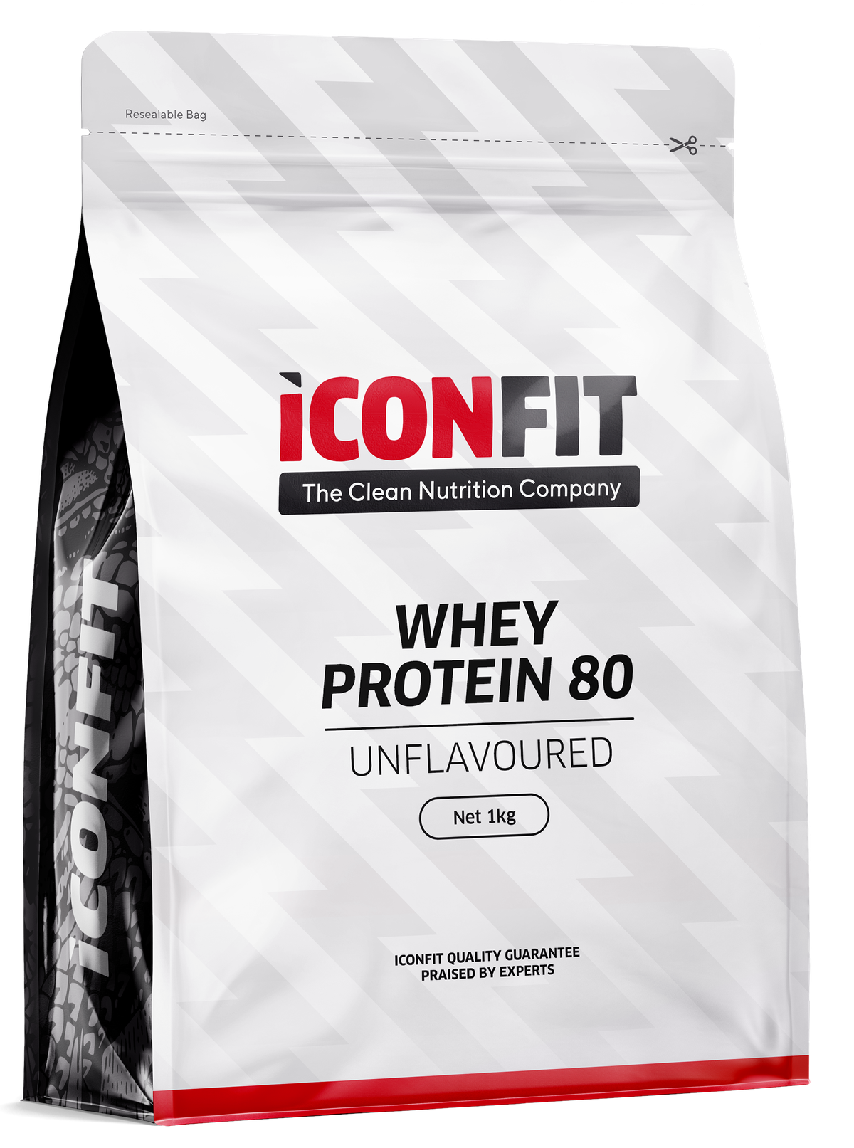 ICONFIT Whey Protein 80 - Unflavoured pulveris, 1000 g - Piegāde visā ...