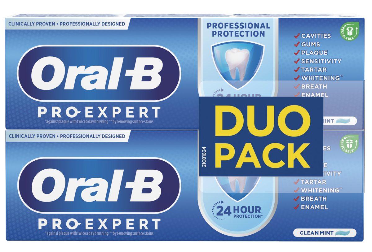 ORAL-B Pro Expert Professional Protection 2x75ml toothpaste, | Mēness ...