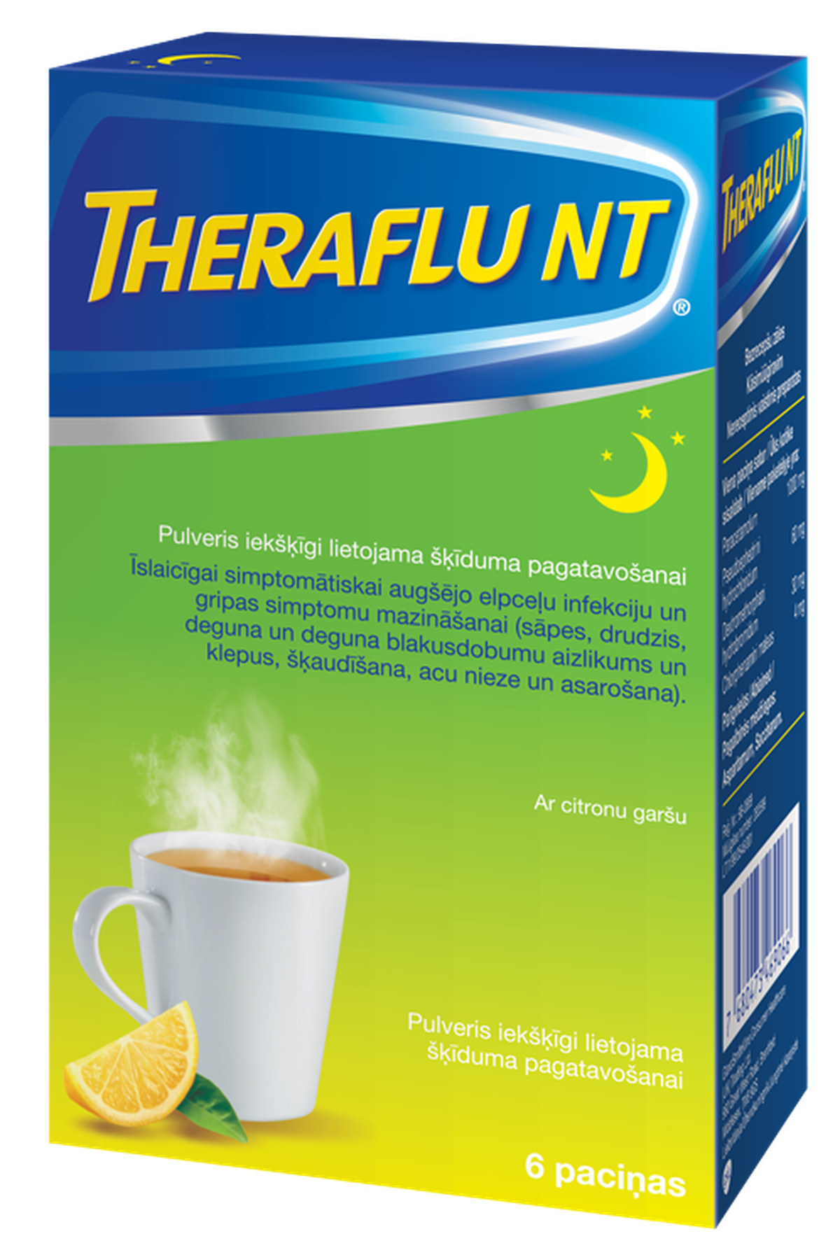 THERAFLU NT sachets, 6 pcs. | Mēness aptieka