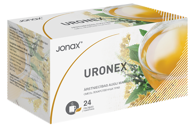 JONAX Uronex tēja maisiņos, 24 gab. - Piegāde visā Latvijā | Mēness aptieka