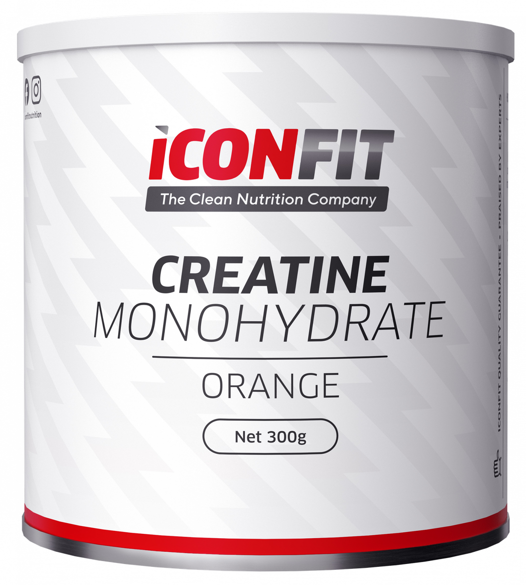 ICONFIT Creatine Monohydrate Orange pulveris, 300 g - Piegāde visā ...