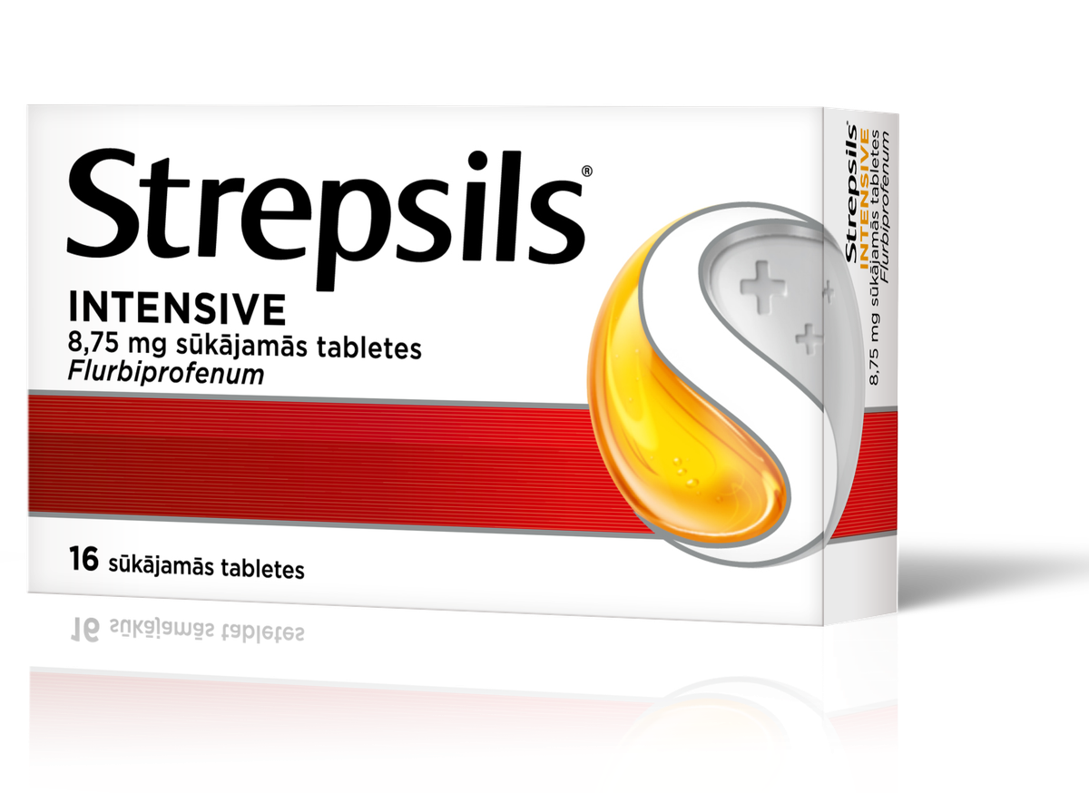 STREPSILS Intensive lozenges, 16 pcs. | Mēness aptieka