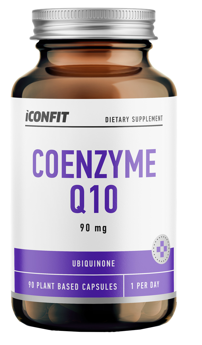 ICONFIT Coenzyme Q10 90 mg kapsulas, 90 gab. - Piegāde visā Latvijā | Mēness aptieka