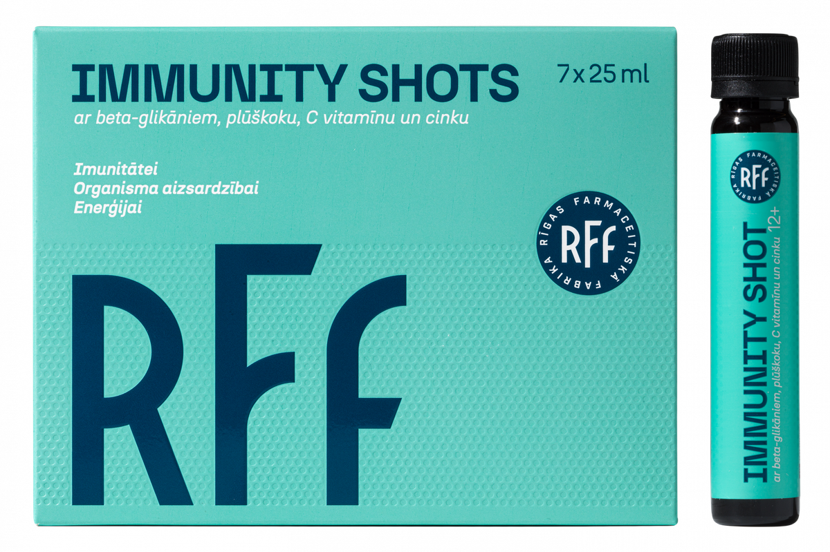 RFF Immunity Shots 25 ml pudelītes, 7 gab. - Piegāde visā Latvijā ...