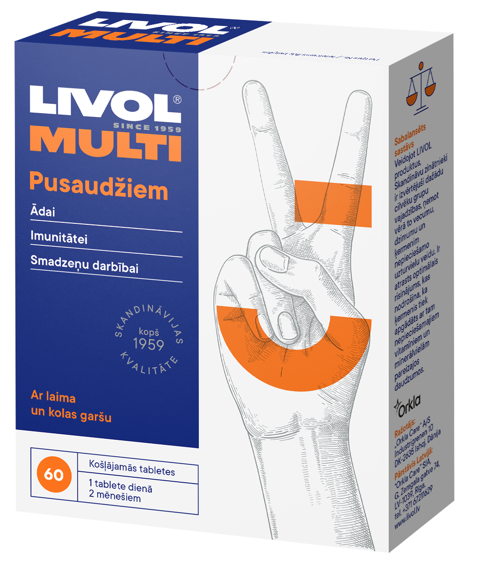 LIVOL Multi Pusaudžiem tabletes, 60 gab. - Piegāde visā Latvijā ...