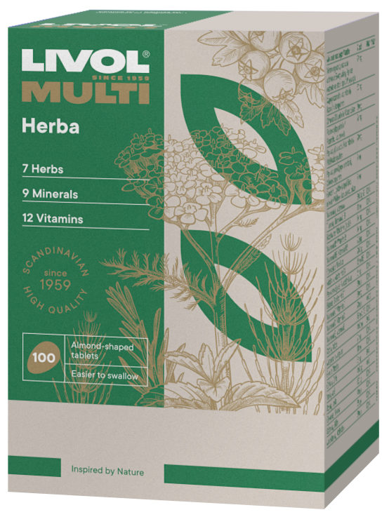 LIVOL Multi Herba tabletes, 100 gab. - Piegāde visā Latvijā | Mēness ...