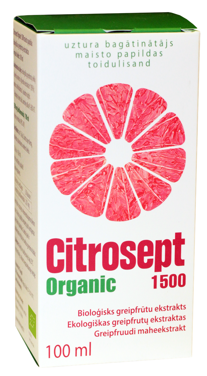 CITROSEPT Organic 1500 pilieni, 100 ml - Piegāde visā Latvijā | Mēness ...