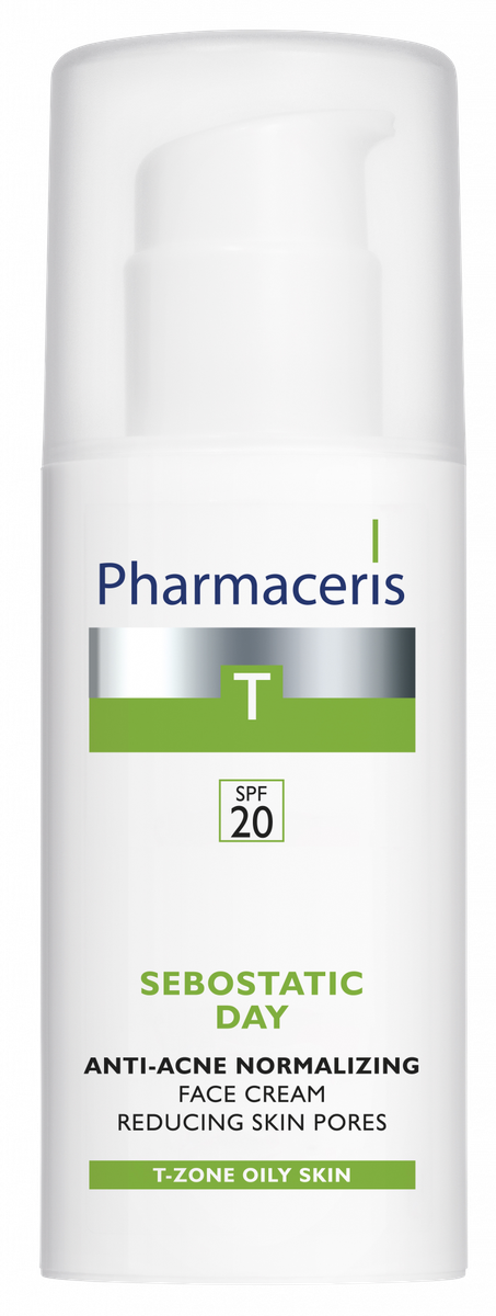 PHARMACERIS T Sebostatic SPF 20 face cream, 50 ml | Mēness aptieka
