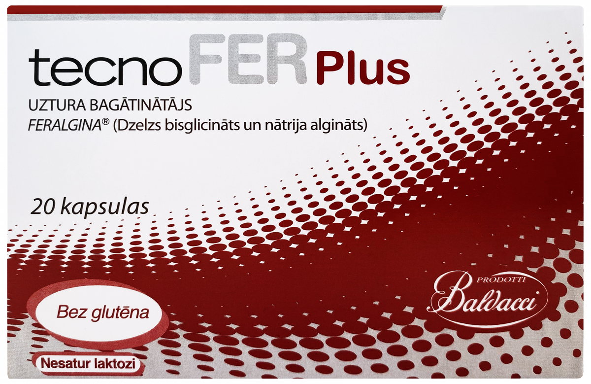 TECNOFER Plus capsules, 20 pcs. | Mēness aptieka