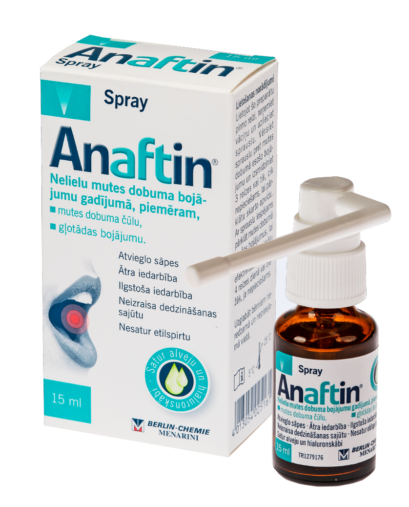 ANAFTIN Spray aerosol, 15 ml | Mēness aptieka