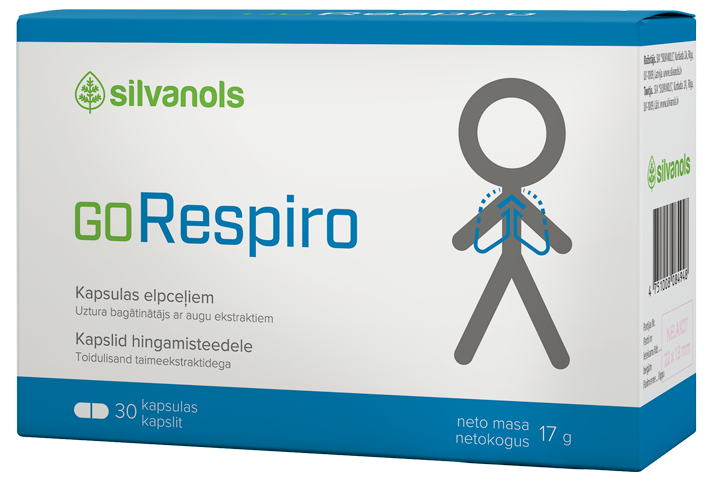 GORESPIRO Ar augu ekstraktiem kapsulas, 30 gab. - Piegāde visā Latvijā ...