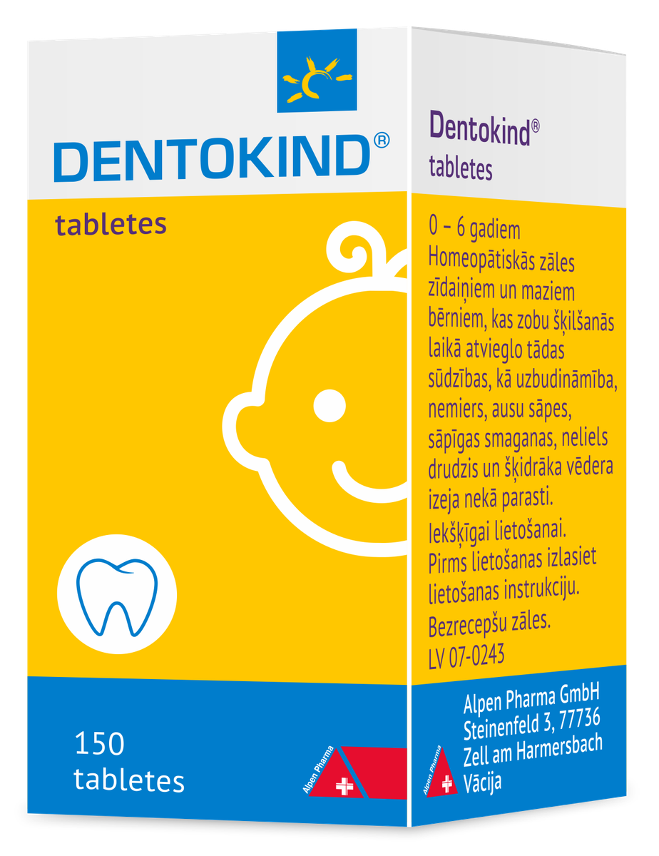 DENTOKIND pills, 150 pcs. | Mēness aptieka