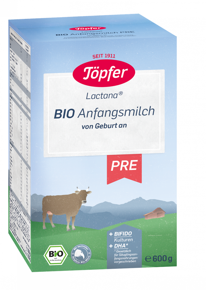 TOPFER Lactana Bio Pre from Birth to 6 Months Old Organic milk powder ...