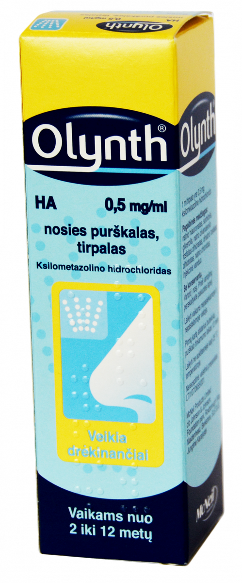 OLYNTH HA 0,5 mg/ml deguna aerosols, 10 ml - Piegāde visā Latvijā ...